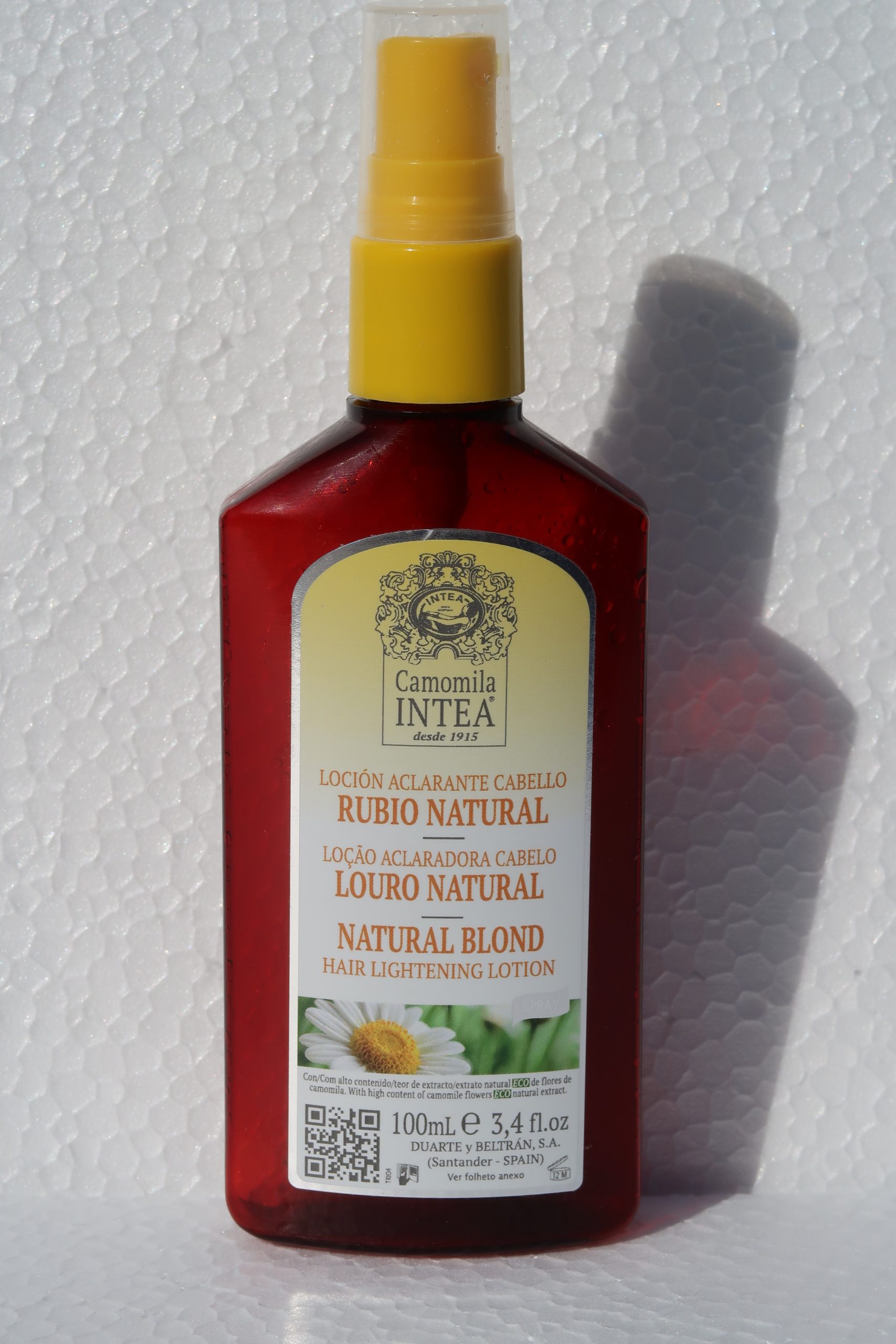 Aclárate el cabello con la loción Rubio Natural de la marca Intea ...